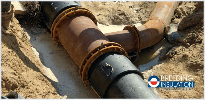 Underground Hot Water Pipe Insulation